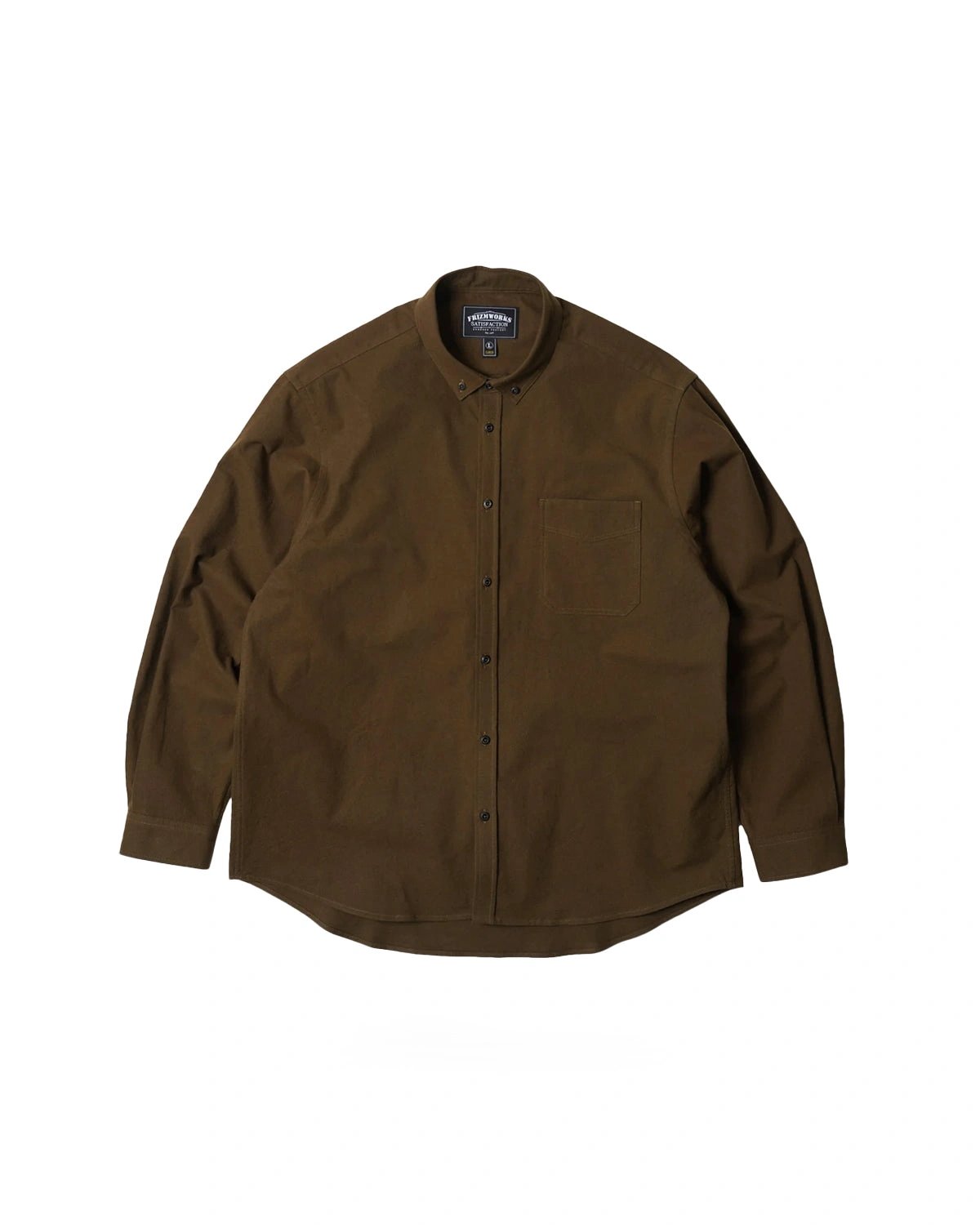 Frizmworks Flannel French Shirt Olive | Behind The Pines