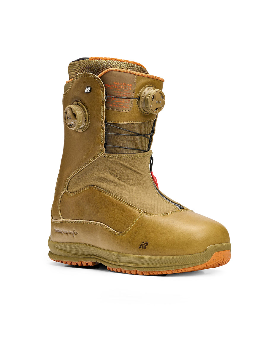 K2 Taro Tamai Snowsurfer LS Olive | Freeride Snowboard Boots – Behind ...