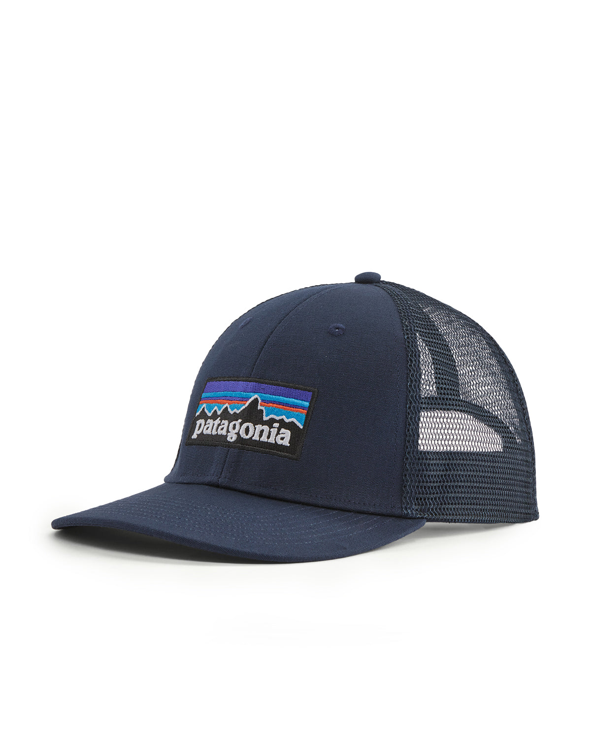 Patagonia P-6 Logo Cap Blue – Behind The Pines