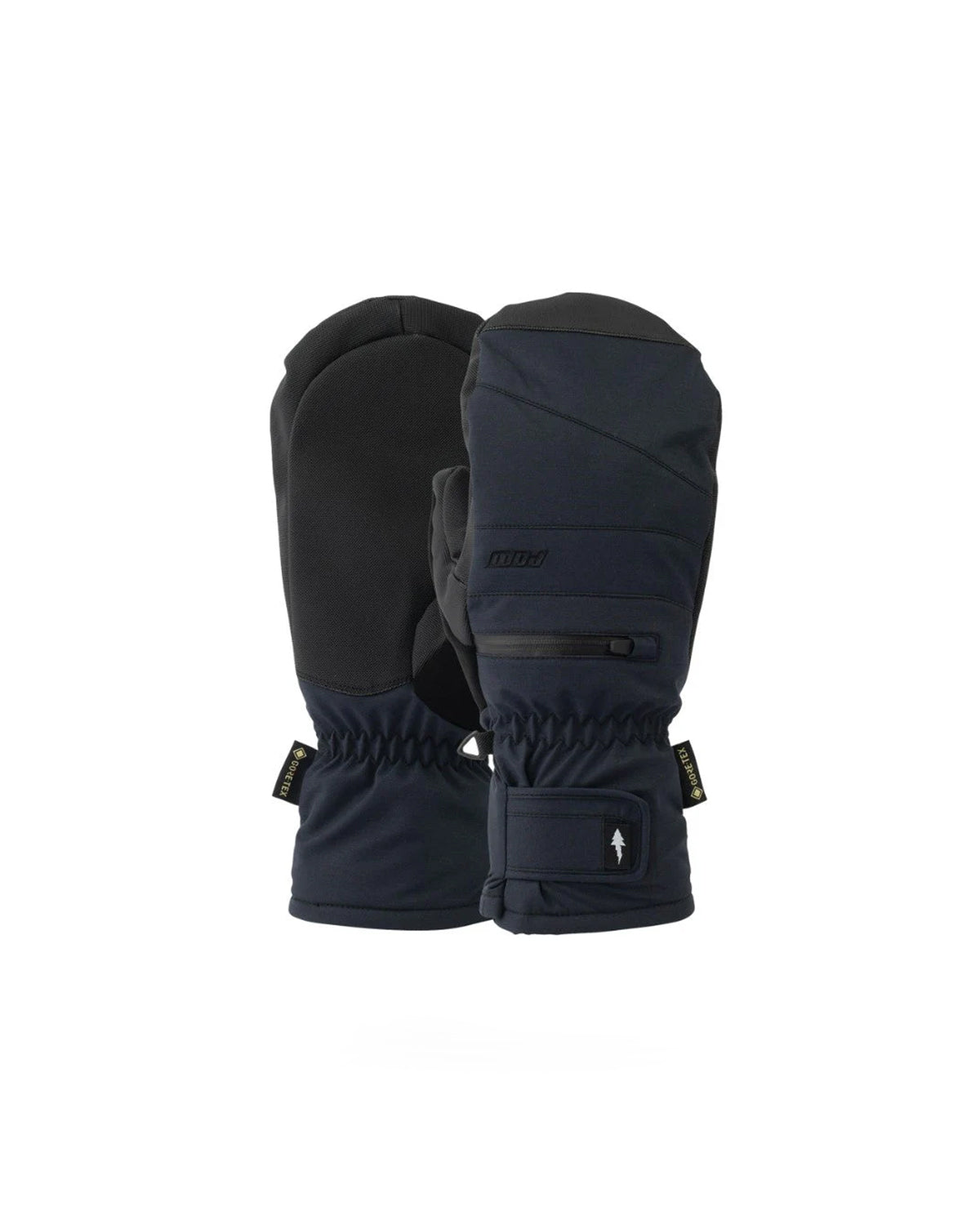 Pow Wayback Gore-Tex Short Mitt Black | Behind The Pines