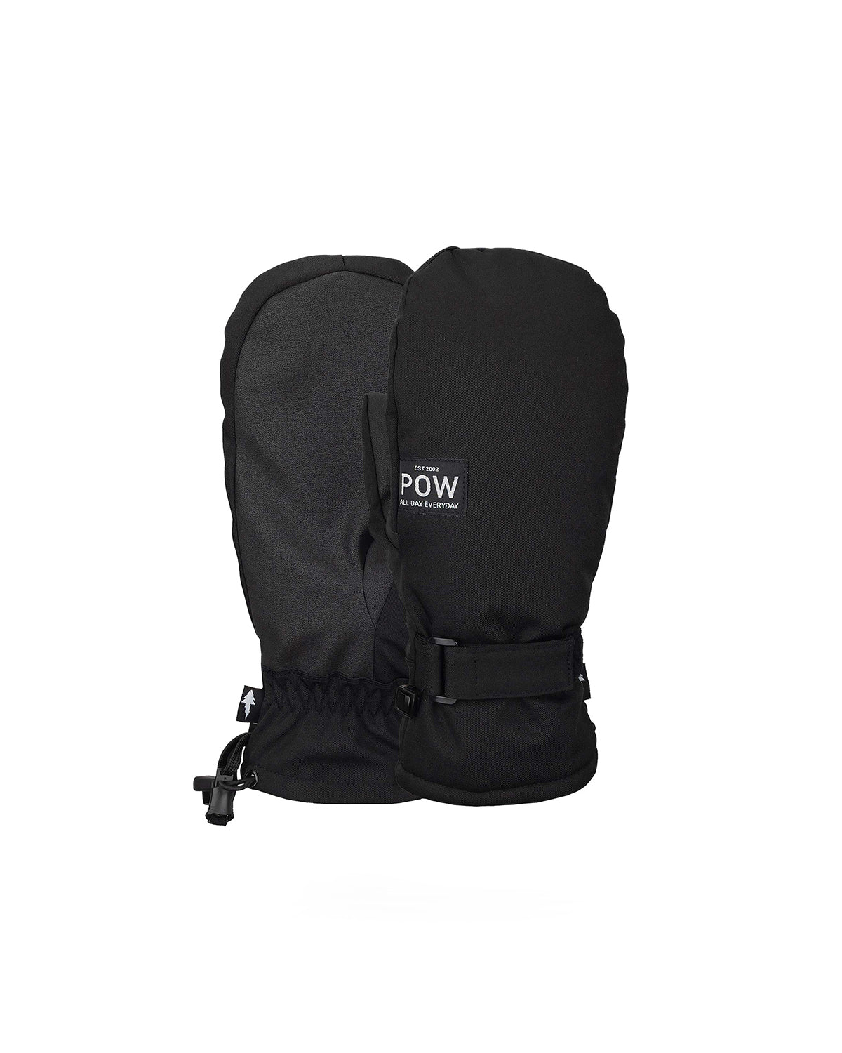 Pow XG MID Mitt Black | Snowboard Mittens – Behind The Pines