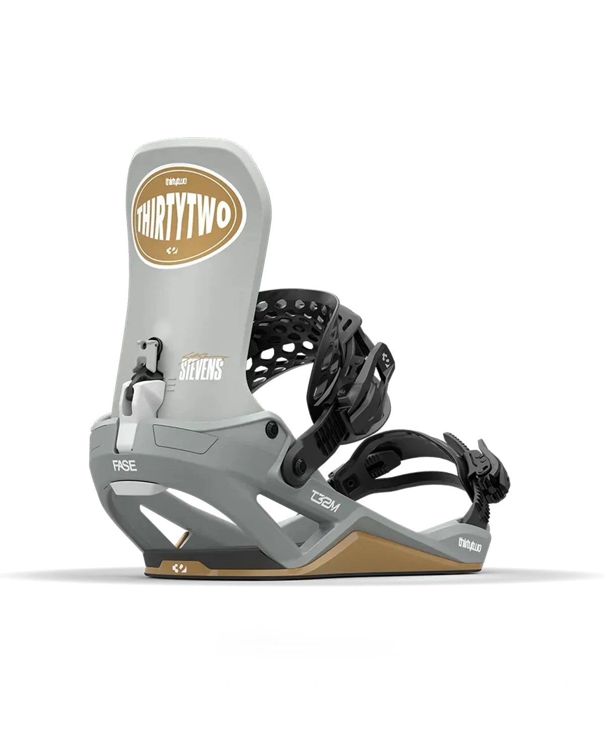 Thirtytwo T32M Fase® X Scott Stevens Gray Snowboard Binding – Behind ...