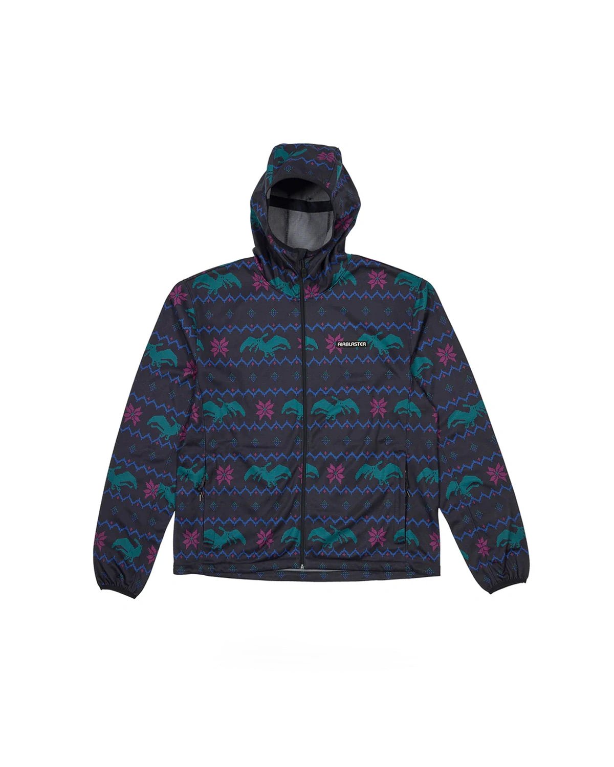 Airblaster Transit Fleece Hoody Teal Terry Xmas – Behind The Pines