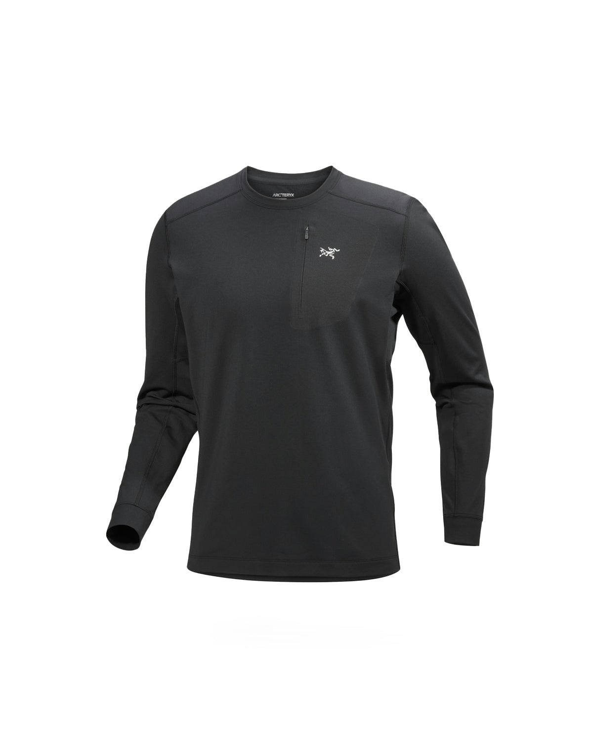 Arc'teryx Rho LT Crew Neck Men's Black | Behind The Pines