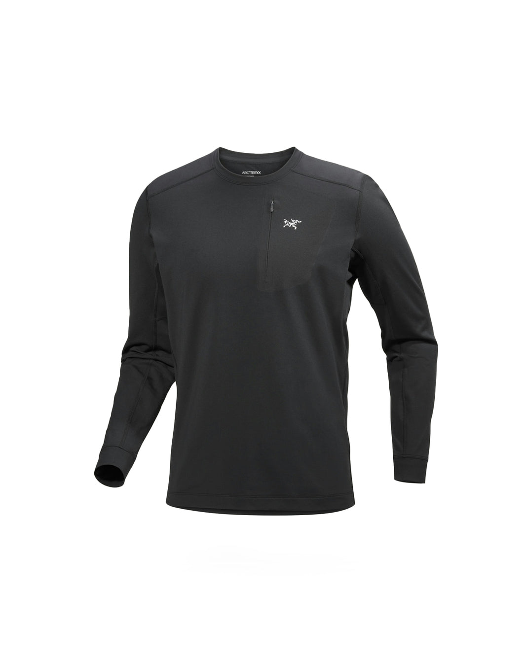 Arc'teryx Rho LT Crew Neck Men's Black | Behind The Pines