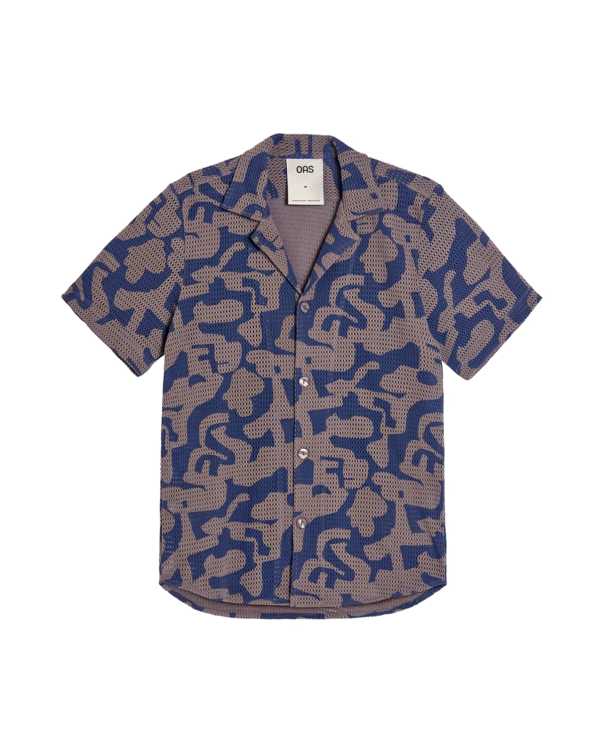 OAS Morel Puzzlotec Cuba Net Shirt - Airy Cotton Fabric – Behind The Pines